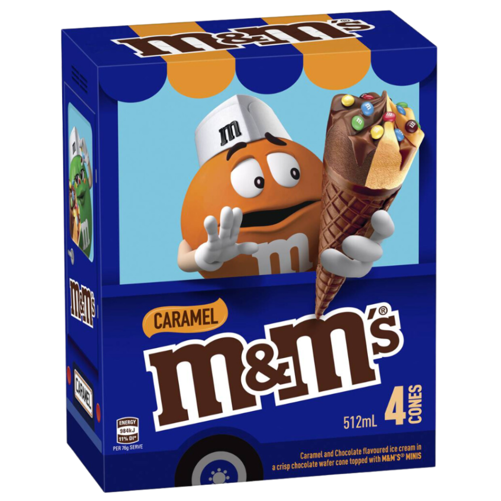 מאגדת גלידת M&M's סנדוויץ' שוקולד - גלידה לנד - Ice Cream Land